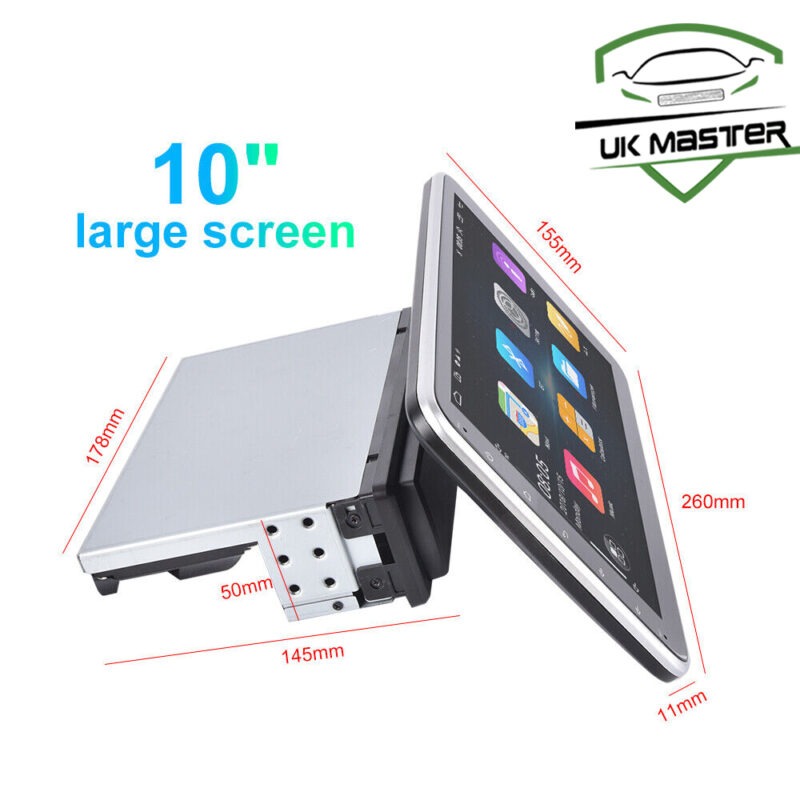 UK Master Ipad universal 10.1″ Car radio GPS navi Stereo BT WiFi Single ...