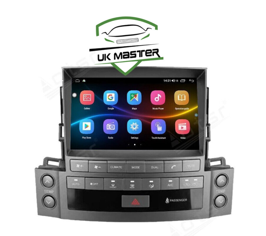 Uk Master Lexus LX570 2008-15 Android Monitor Special – Best Android ...
